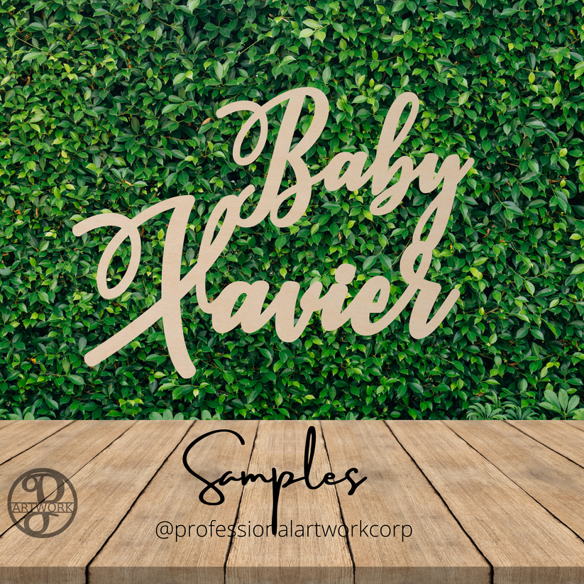 Custom Wood Stacked Sign – Professional Artwork